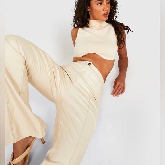 Boohoo | Pants & Jumpsuits | Boohoo Leather Pants | Poshmark